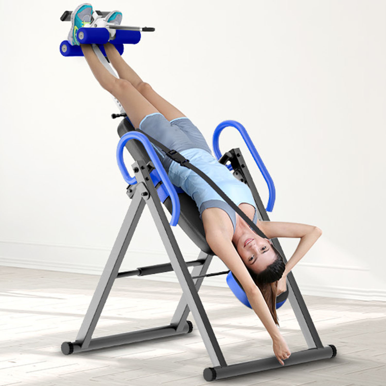 Heavy Duty Inversion Table,300 Lbs Capacity with Adjustable Protective ...