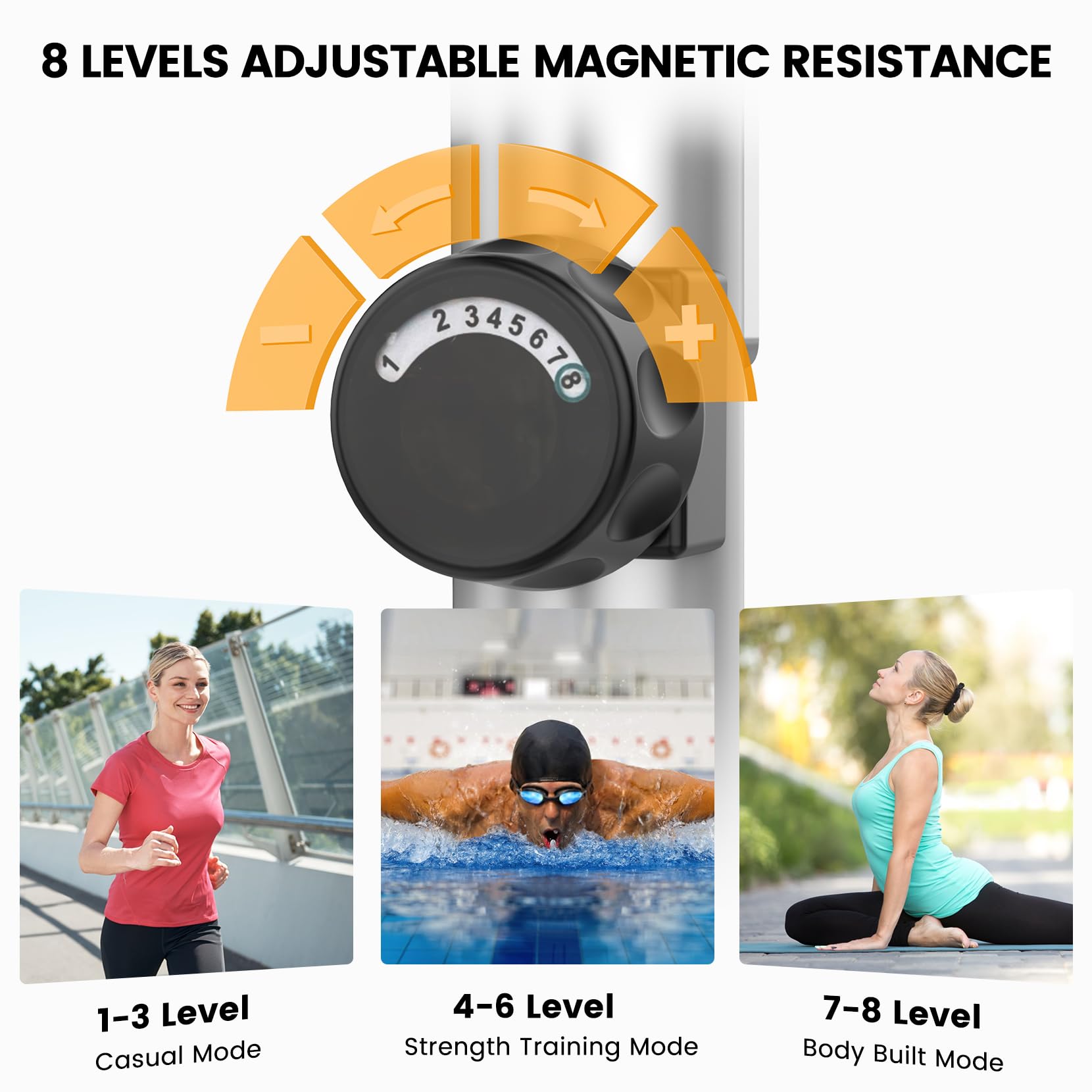 Elliptical Machine, Neche Magnetic Elliptical Trainer Fitness Equipment ...